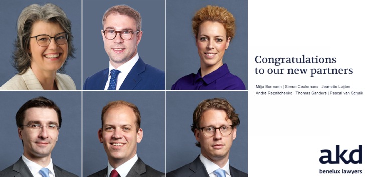 AKD benoemt zes nieuwe partners - Advocatie
