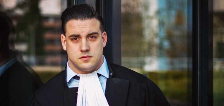 Wesley Houben over zijn eerste pleidooi: 'Ik had met mijn cliënt op ...